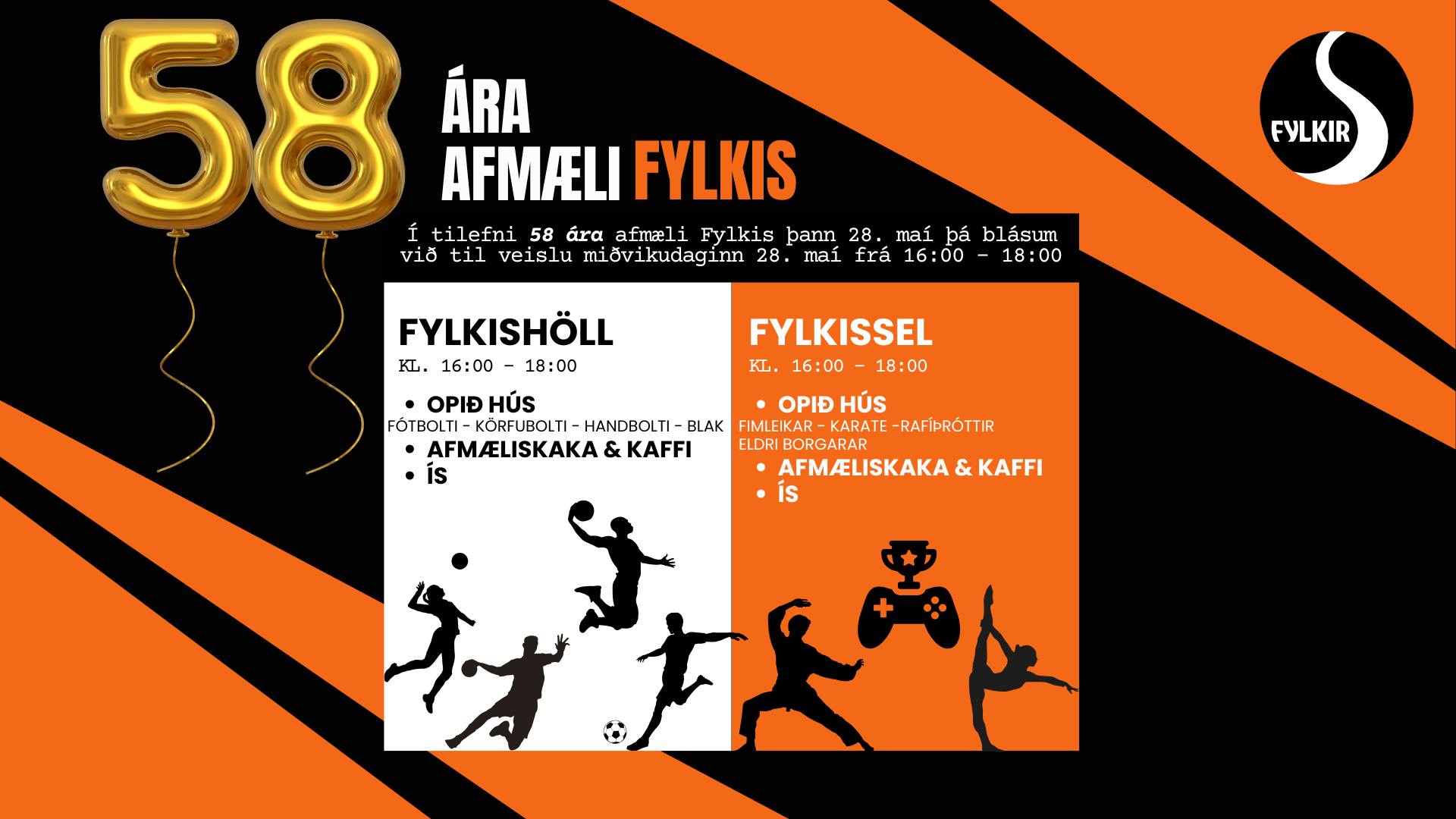 Íþróttafélagið Fylkir fagnar 58 ára afmæli! - Fylkir